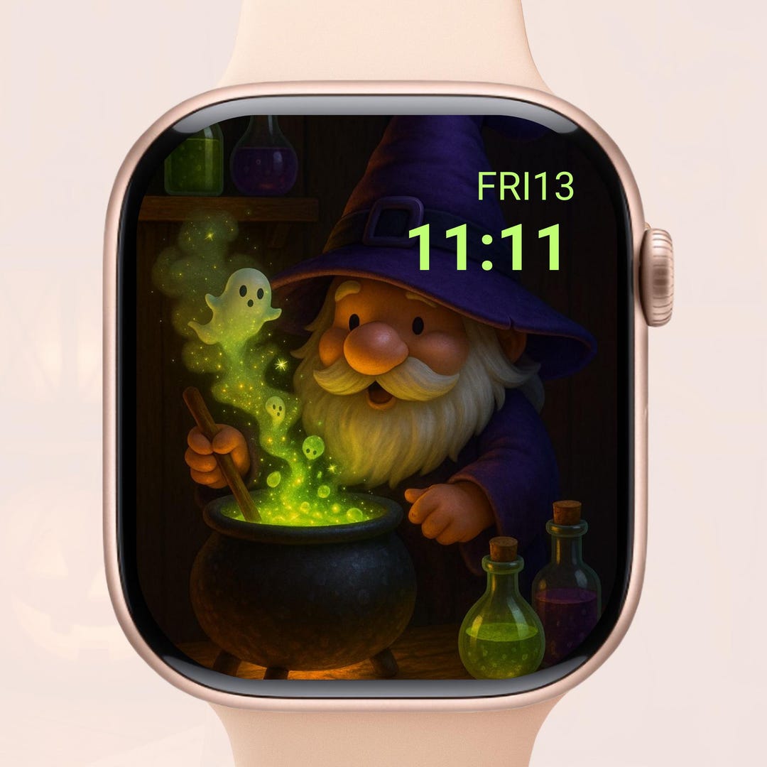 Wizard Halloween Watch Face Theme , Magical Potion Apple Watch ...