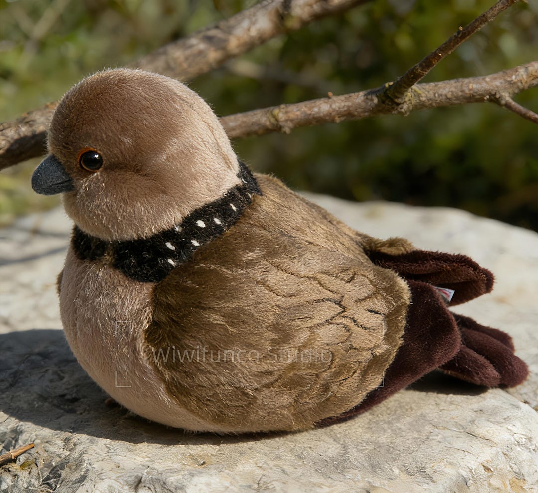 Lifelike Dove Pigeon Plush Stuffed Animal, Bird Plushie Gifts for Her ...