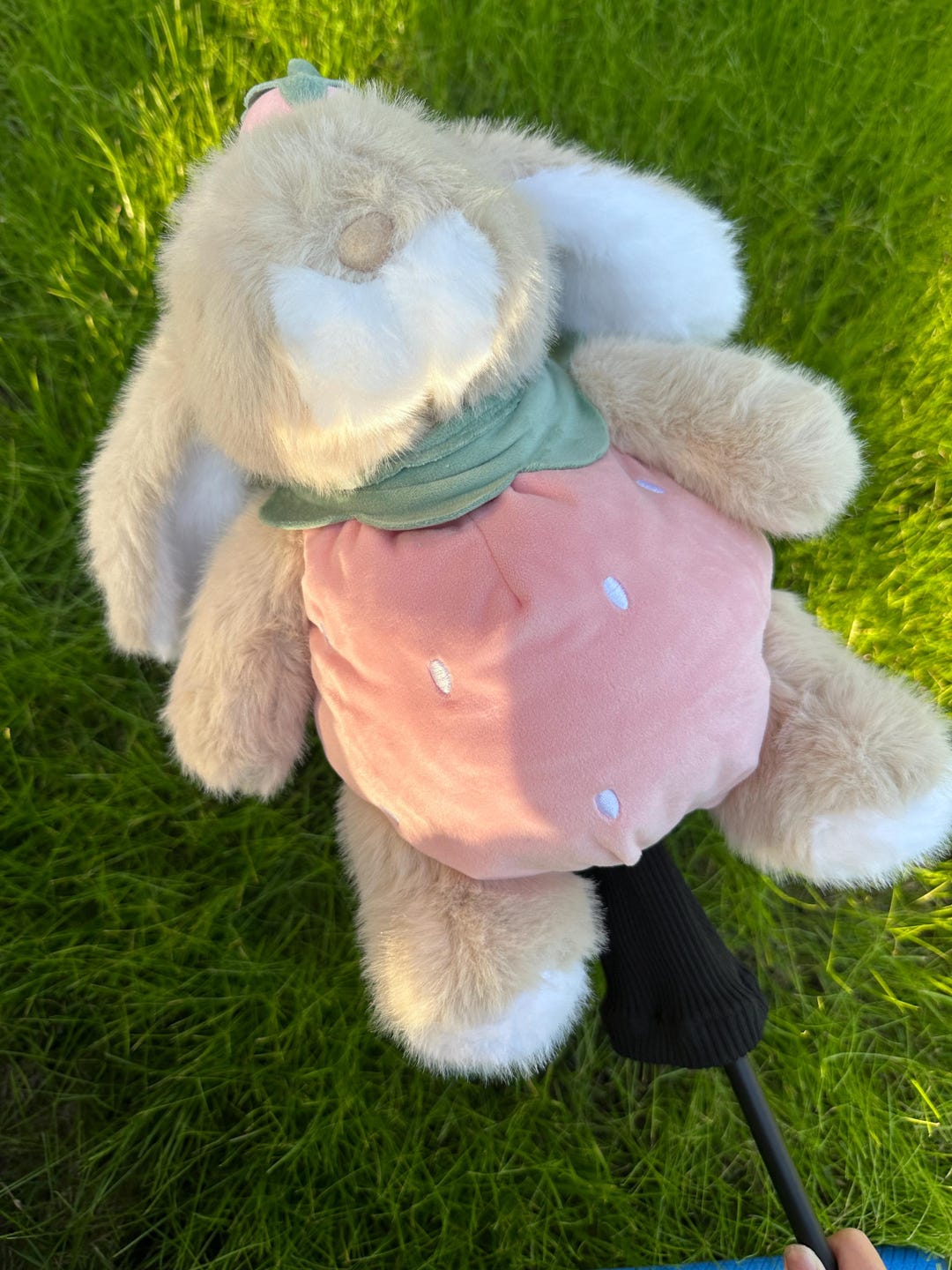 Strawberry Rabbit Plush Golf Club Cover, Pet Driver Headcover - Etsy