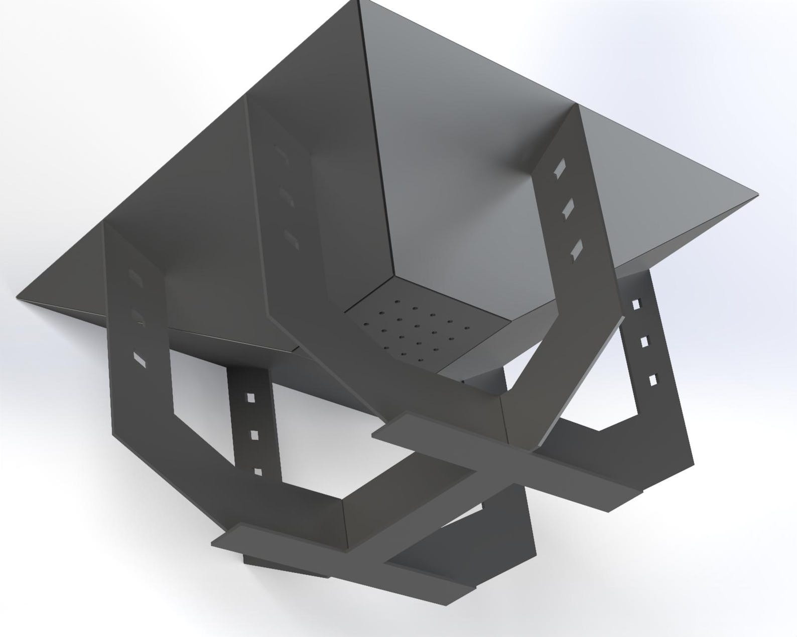 Fire Pit | Modern Metal Outdoor Heater | CNC DXF Files for Plasma ...