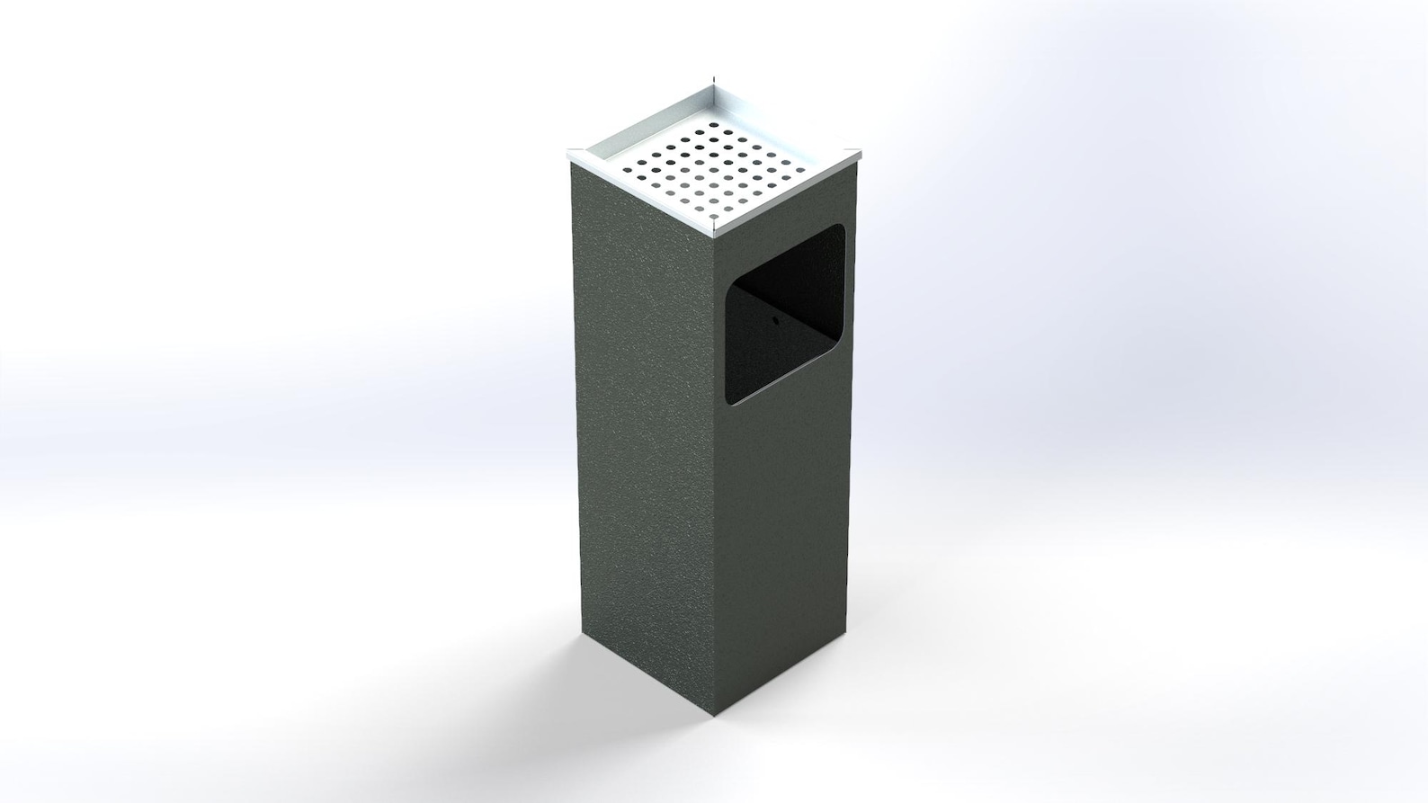 Outdoor Ashtray Trash Bin Design | Cnc DXF Files for Plasma Cutting ...