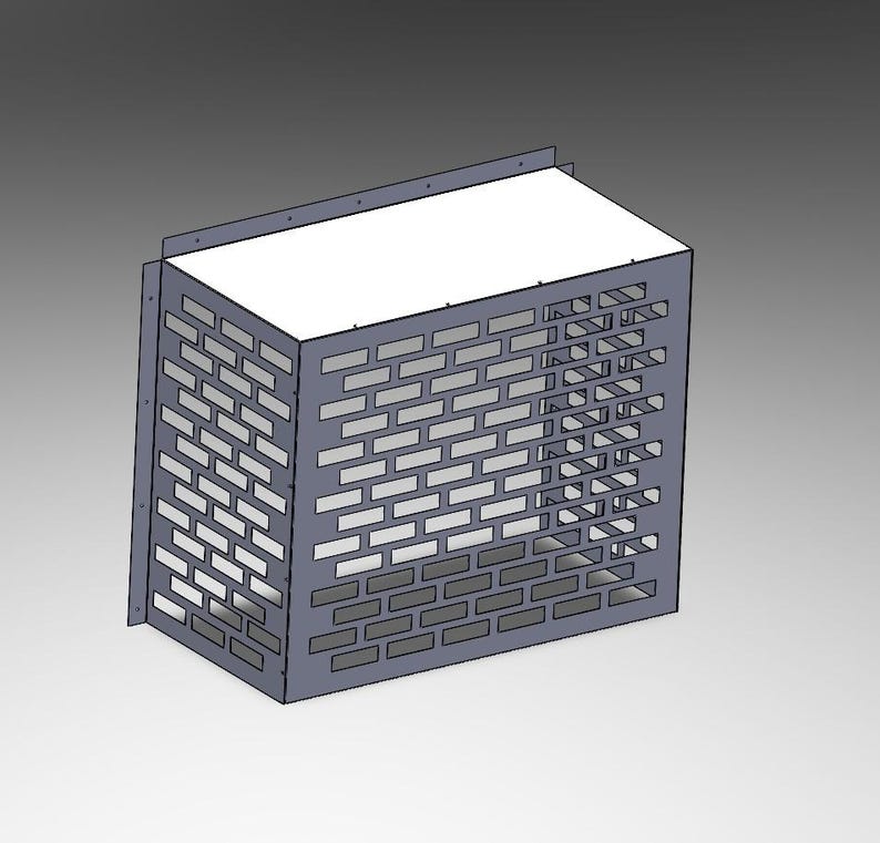 AC Cover 12000 BTU | Outdoor Metal Air Conditioner Enclosure | CNC ...