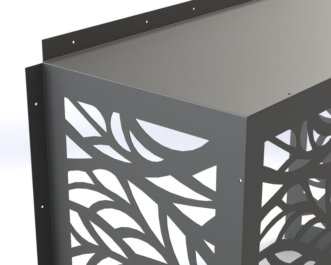 AC Cover 12000 BTU | Outdoor Metal Air Conditioner Enclosure | CNC ...