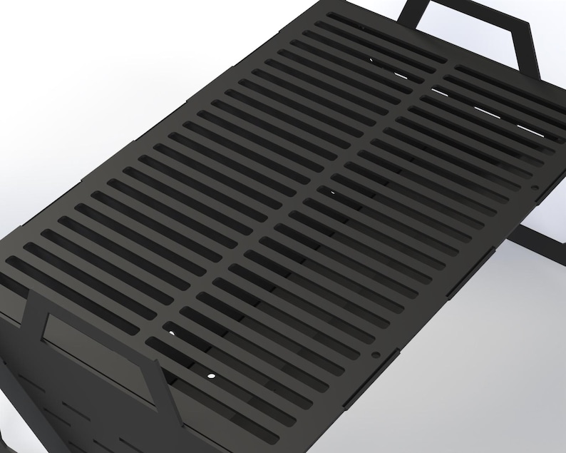 Portable Foldable Bbq Grill Easy Assembly Slot Design, Screw Support ...
