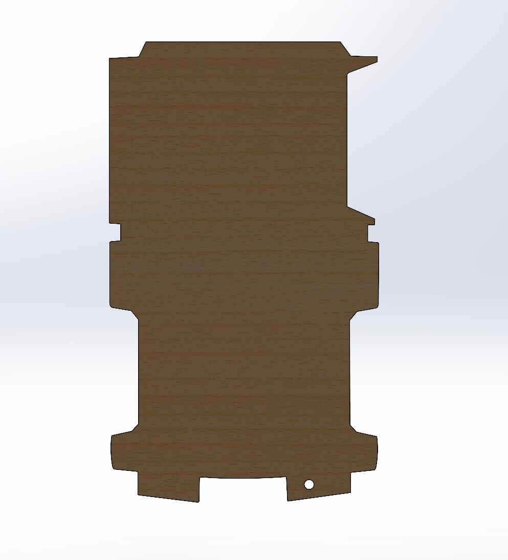 Ford Custom Vw Transporter Van 2024+ Long Wheelbase Floor Template Cnc ...