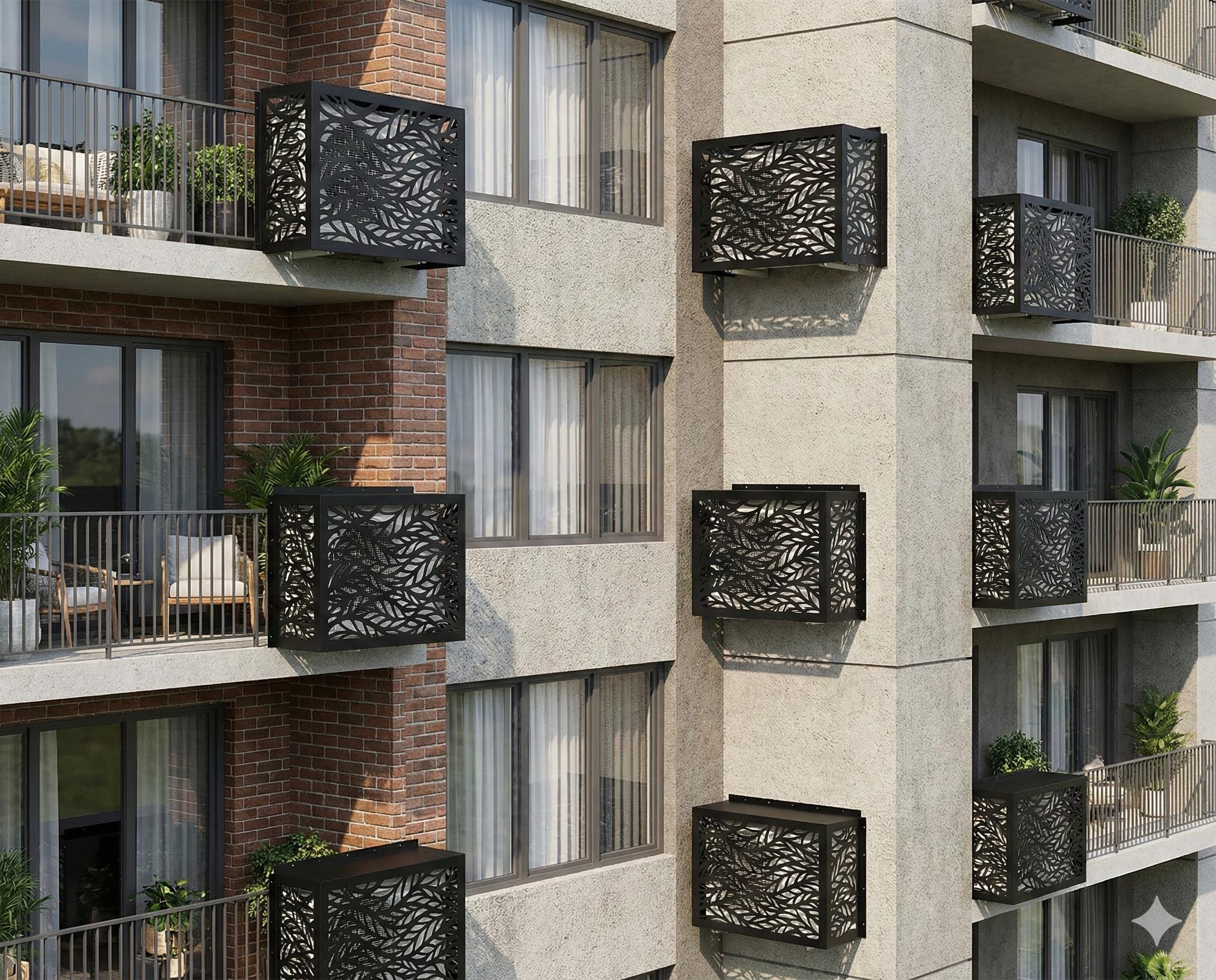 AC Cover 12000 BTU | Outdoor Metal Air Conditioner Enclosure | CNC ...