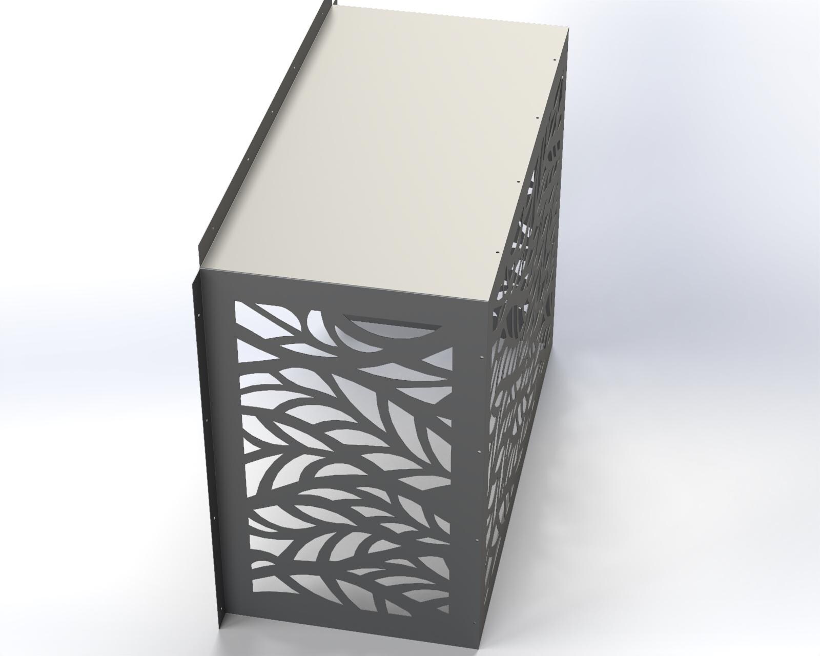 AC Cover 18000 BTU | Outdoor Metal Air Conditioner Enclosure | CNC ...