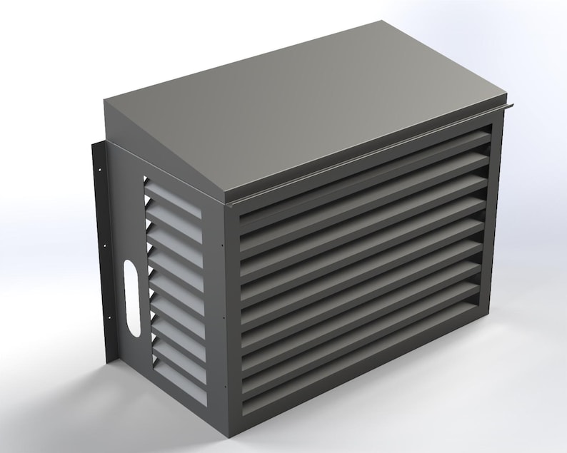 AC Cover 9000 BTU | Outdoor Metal Air Conditioner Enclosure | Cnc Laser ...