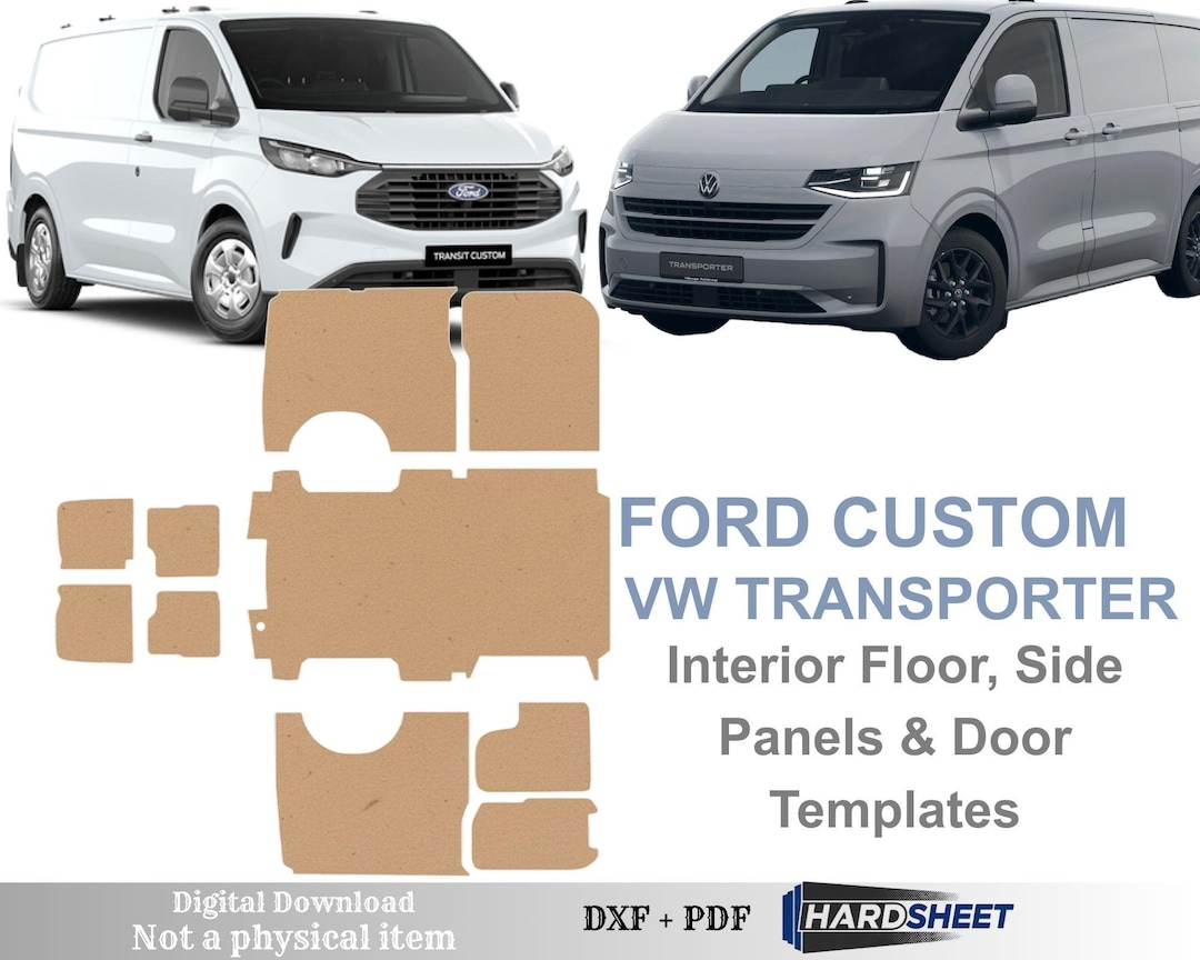 2025 Ford Transit Custom , Vw Transporter LWB Full Interior Panel ...
