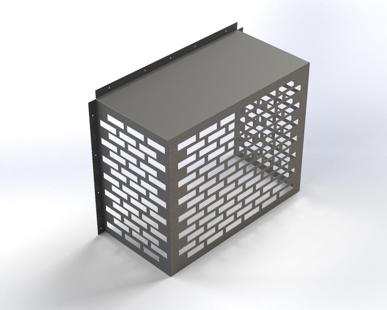 AC Cover 12000 BTU | Outdoor Metal Air Conditioner Enclosure | CNC ...