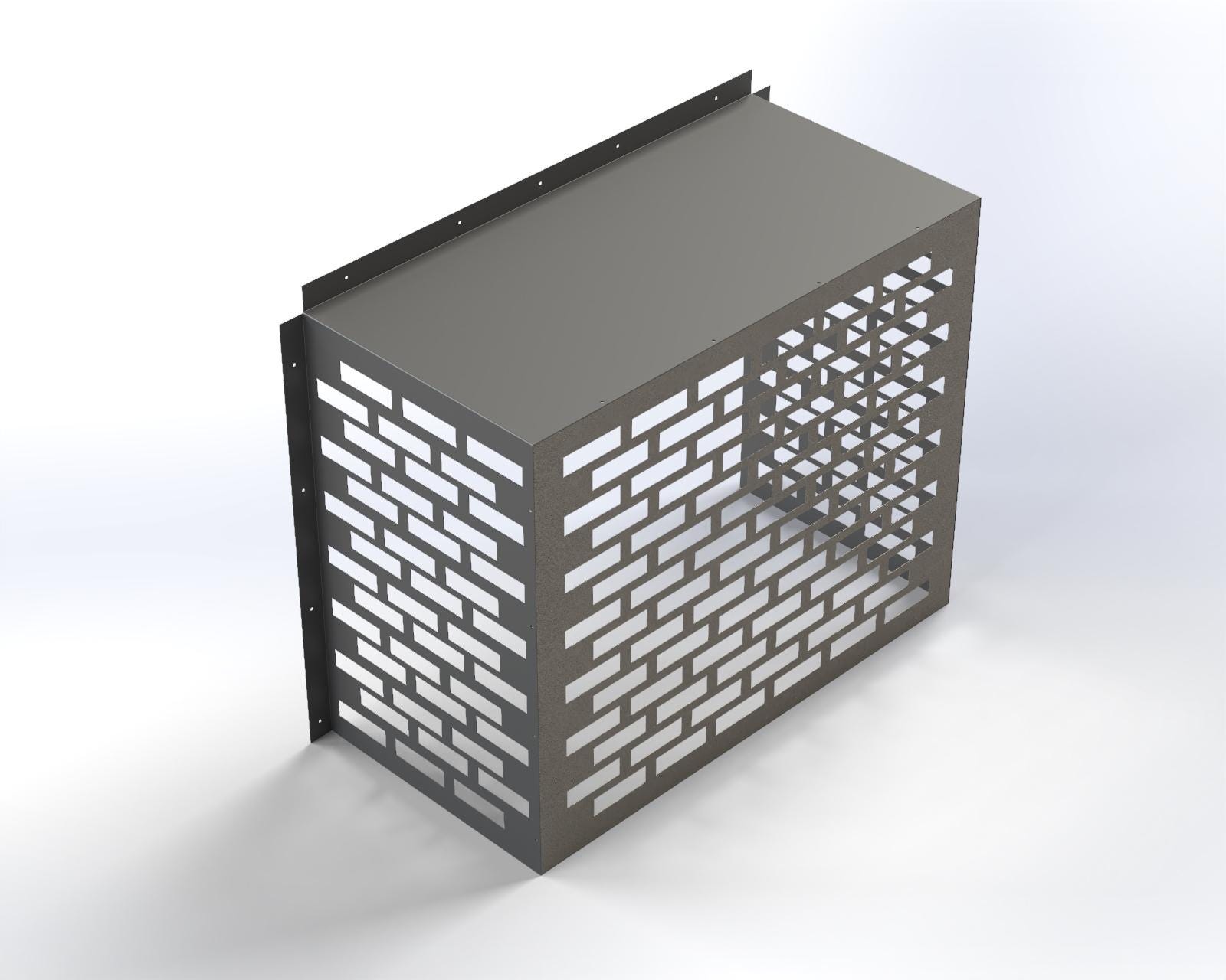 AC Cover 12000 BTU | Outdoor Metal Air Conditioner Enclosure | CNC ...