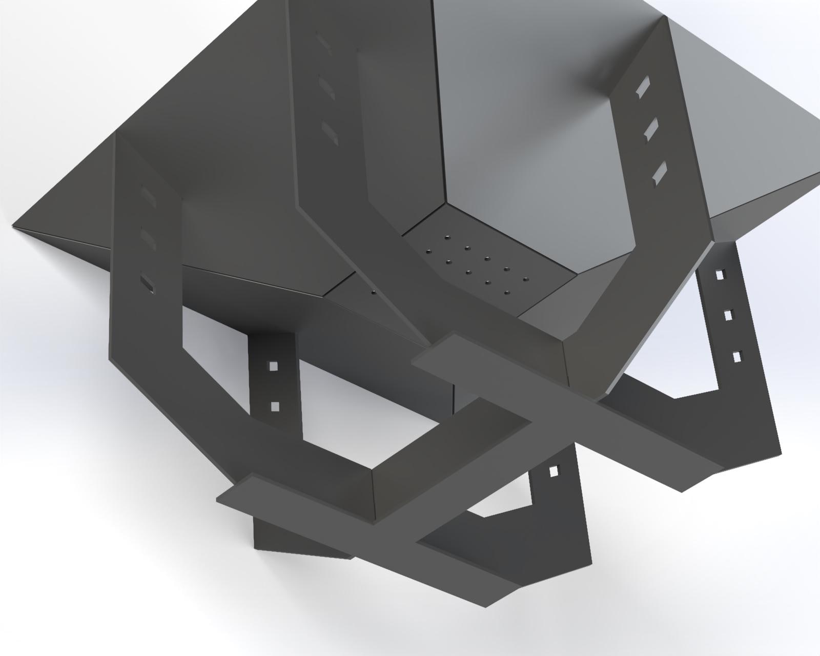 Fire Pit | Modern Metal Outdoor Heater | CNC DXF Files for Plasma ...