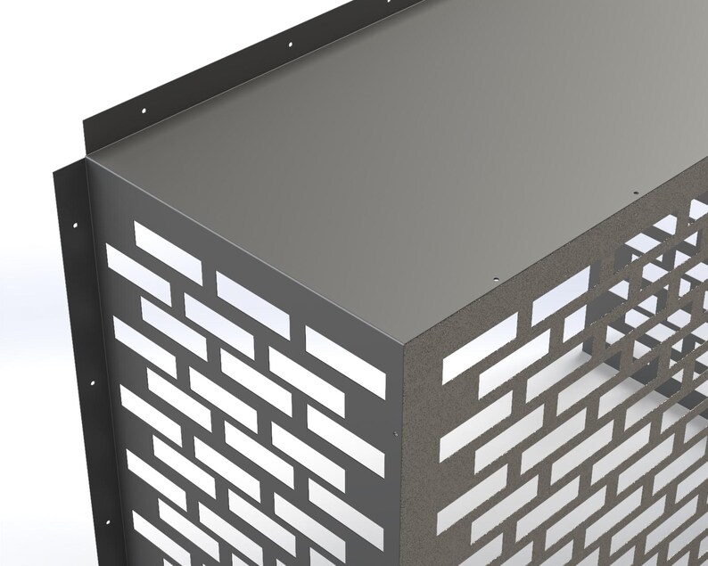 AC Cover 12000 BTU | Outdoor Metal Air Conditioner Enclosure | CNC ...