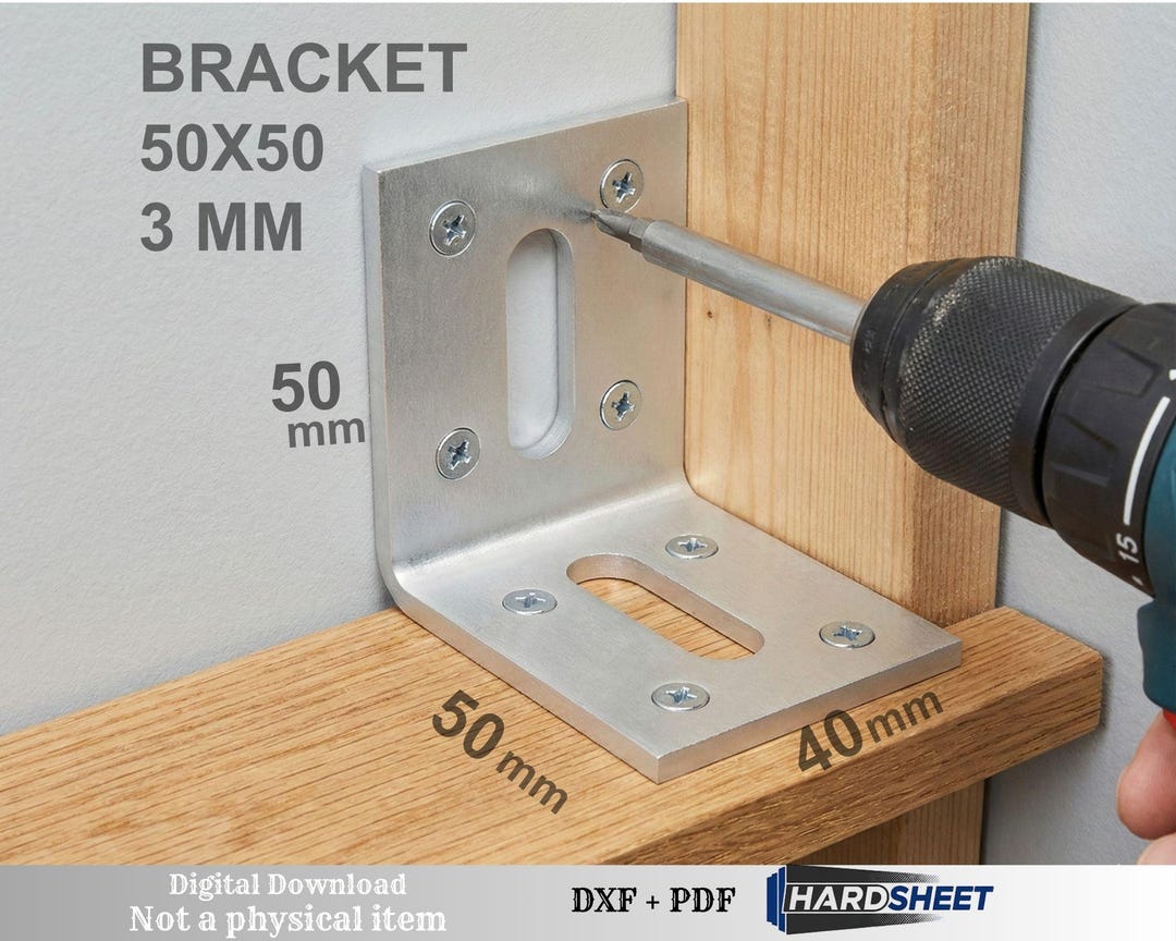 50x50mm Angle Bracket | 3mm Heavy Duty Adjustable L Corner Brace | Cnc ...