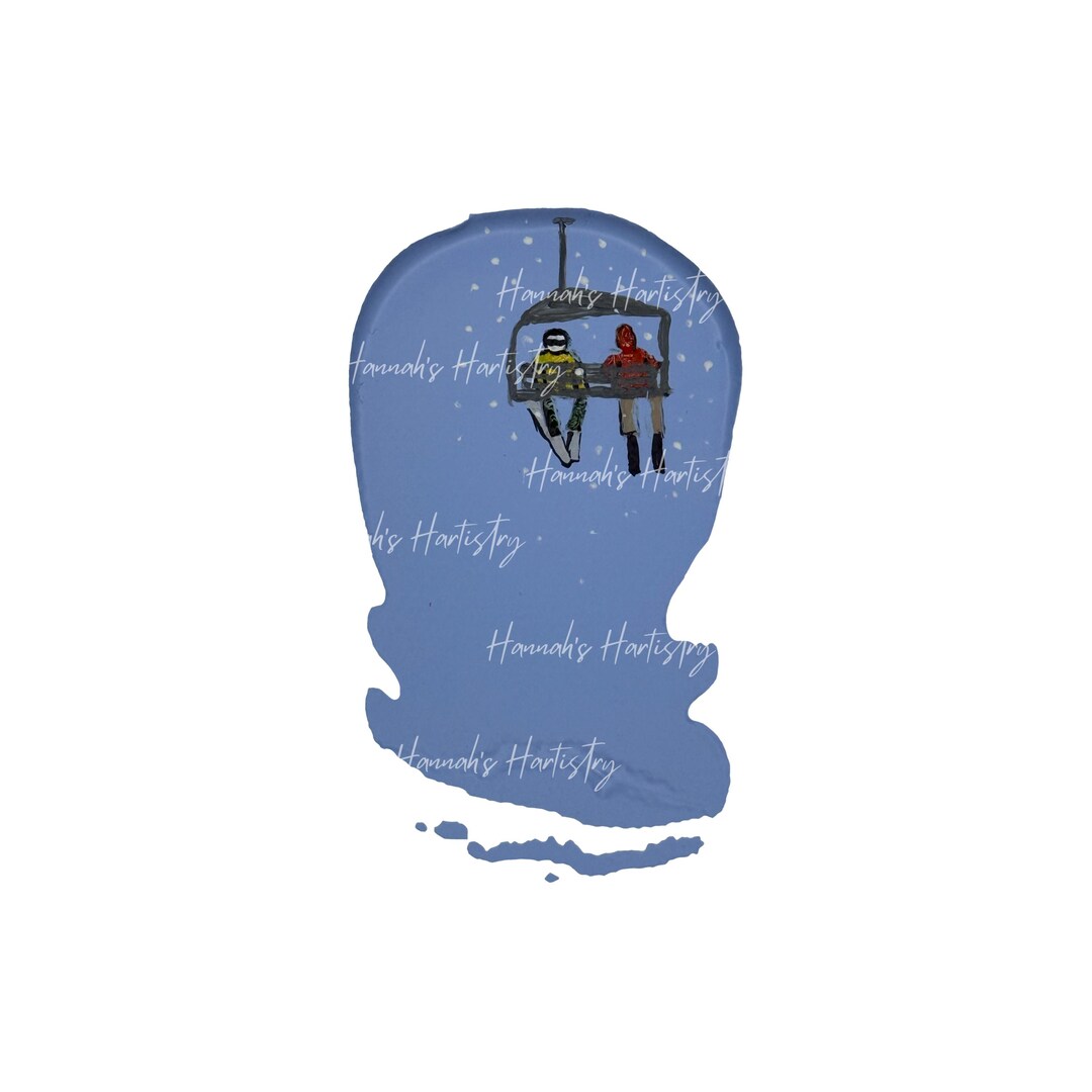 Lift Buddy | Chairlift | Mini Moments | Art Print From Original Acrylic ...