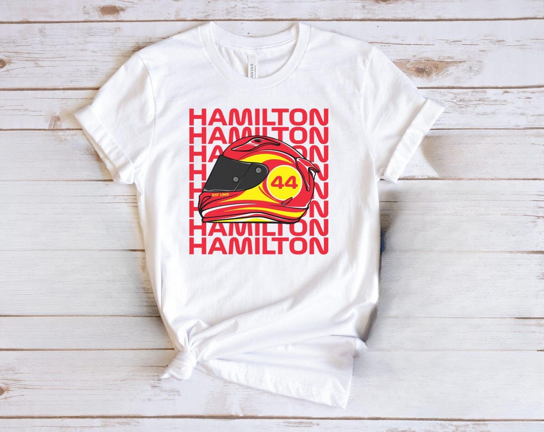 Lewis Hamilton Racing Car T-shirt Motor Sport Shirt Gift Racing Fan ...
