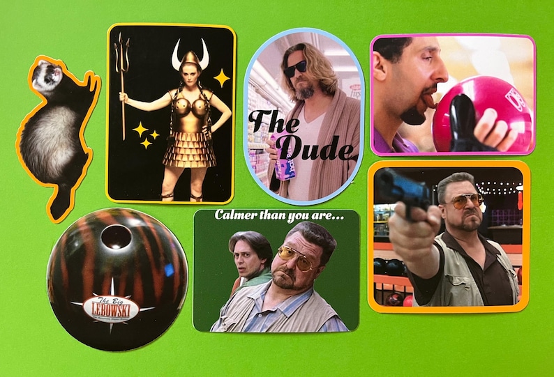 The Big Lebowski Sticker Pack! - Etsy