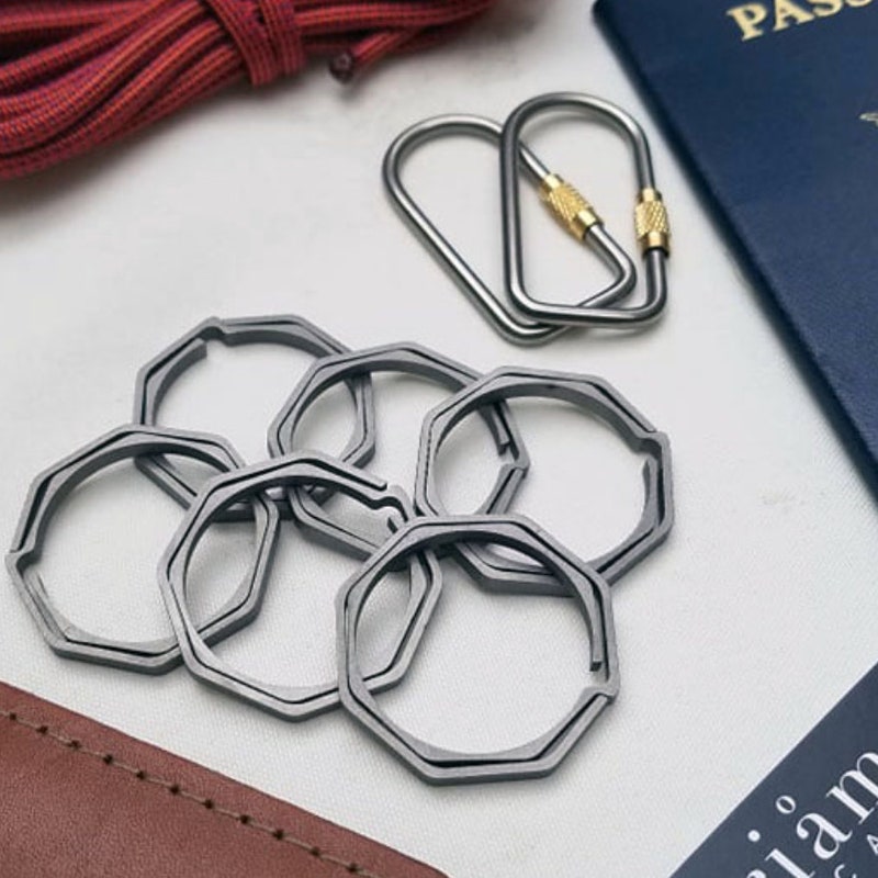 Titanium Keychain - Etsy