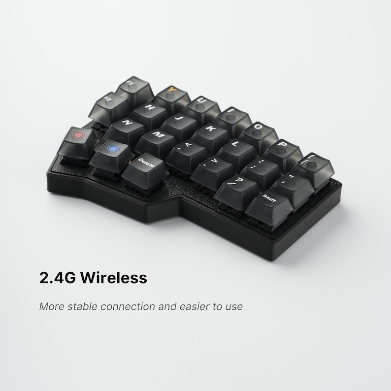 Custom Corne MX 2.4G Wireless Split Keyboard: Fully Built and Ready to Use, Hot Swappable MX ...