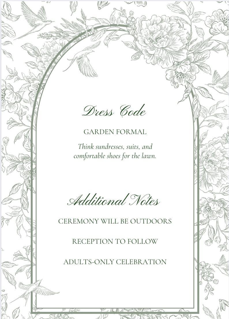 Earthy Botanical Wedding Invitation – Elegant Greenery Design | Fully ...