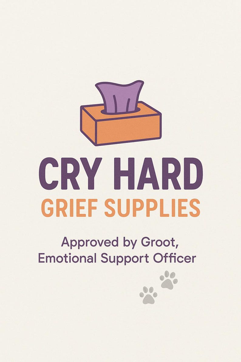 Hard Day – Sympathy Card for Sad Anniversaries, Printable 5x7, Cry Hard ...