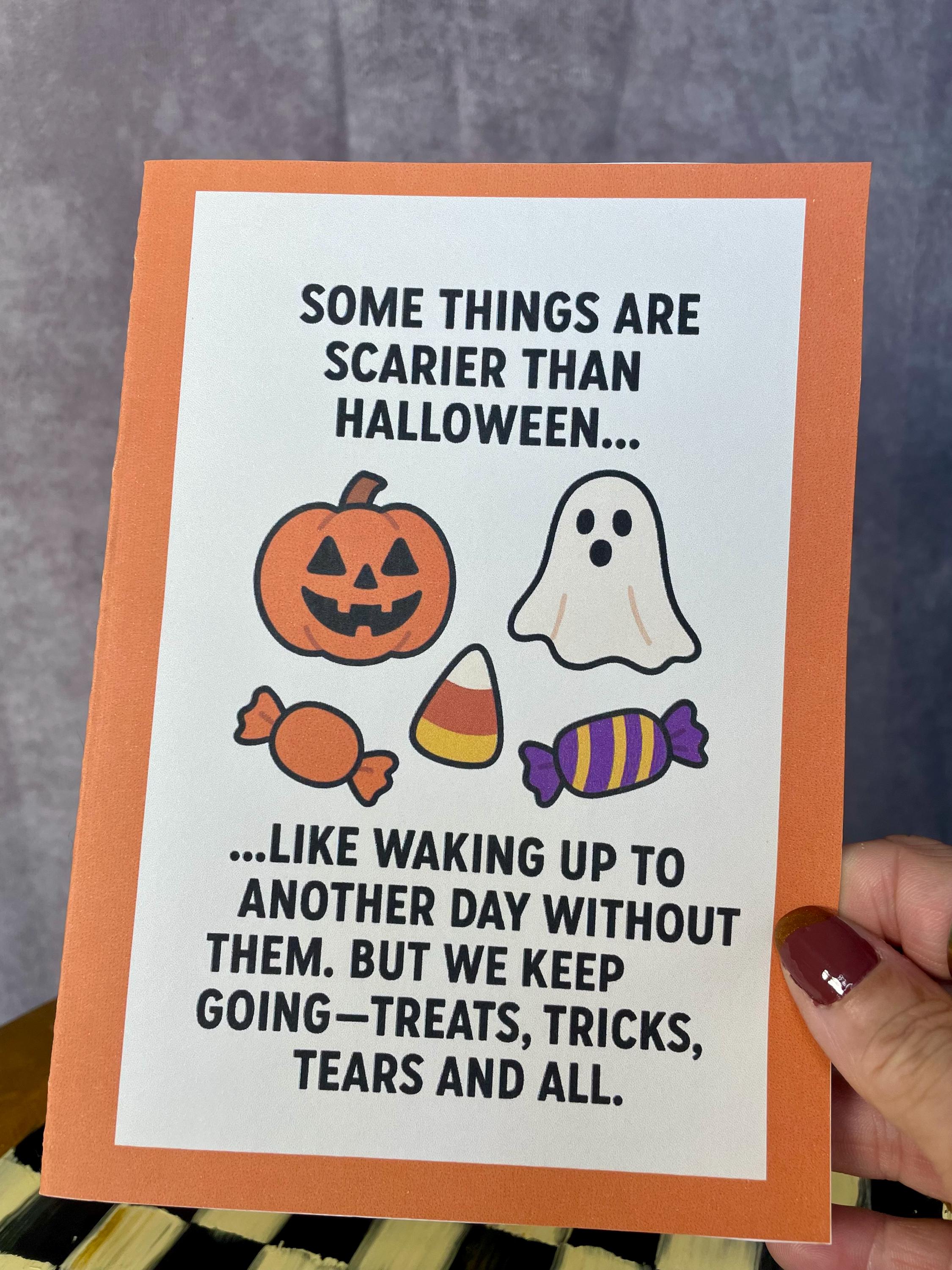 Halloween Grief Card Bundle | Funny & Comforting Grief Cards Set of 3 ...