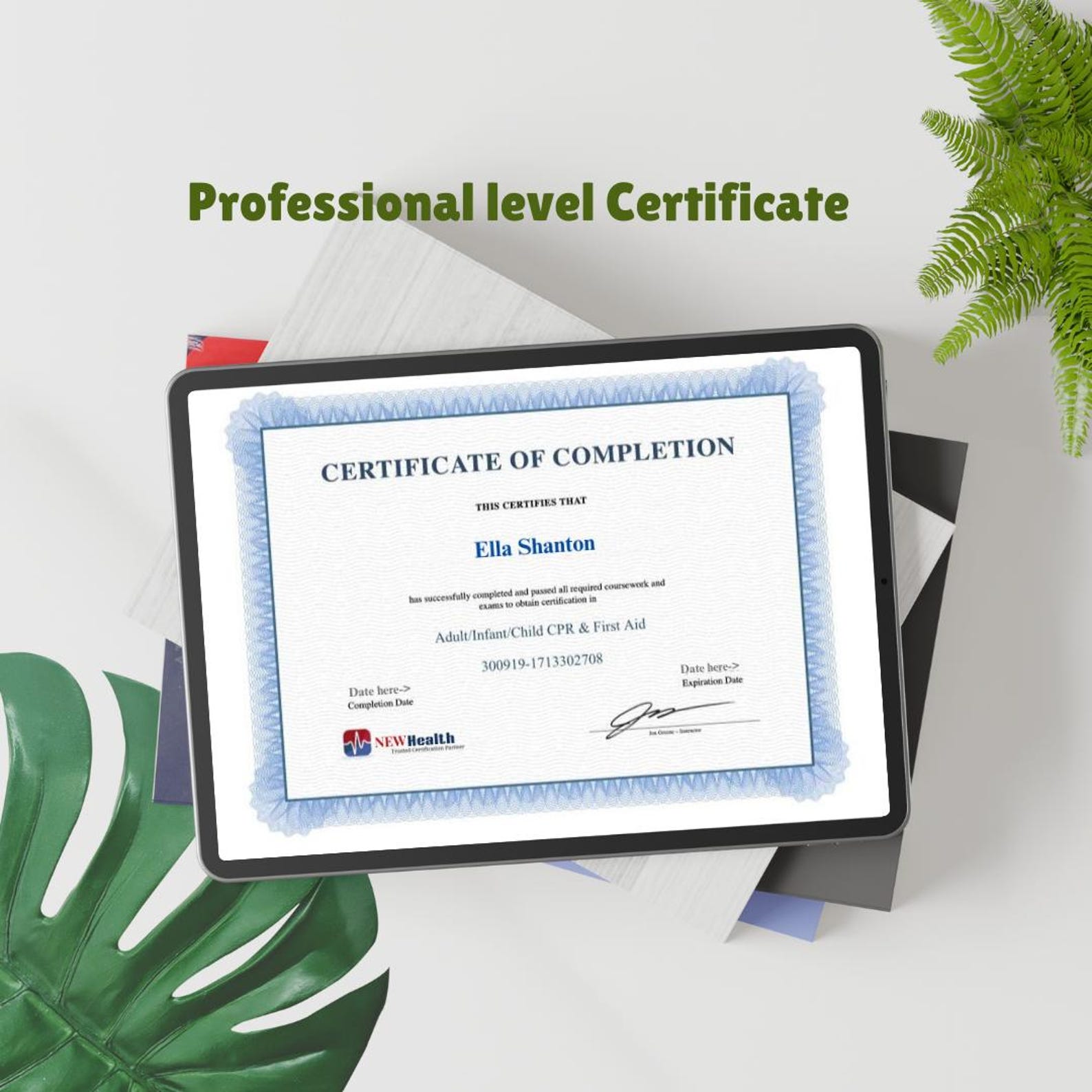 CPR and First Aid Certificate Template – Editable Canva – Adult Child ...