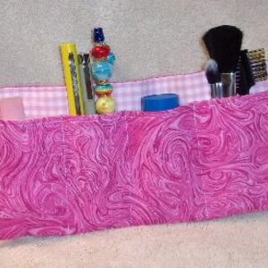 Small Purse Organizer Inserts 8 Pockets 2 Sections W/key Tether Gift ...