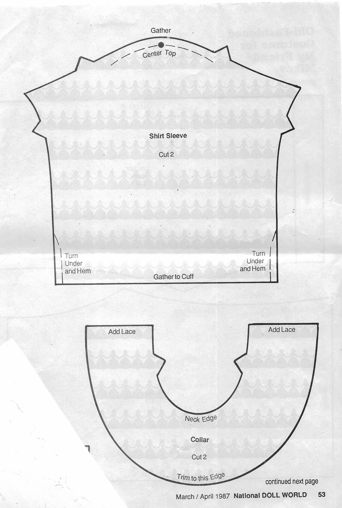 Vintage PDF Boy Doll Costume Pattern for My Friend Mikey by Roseann ...