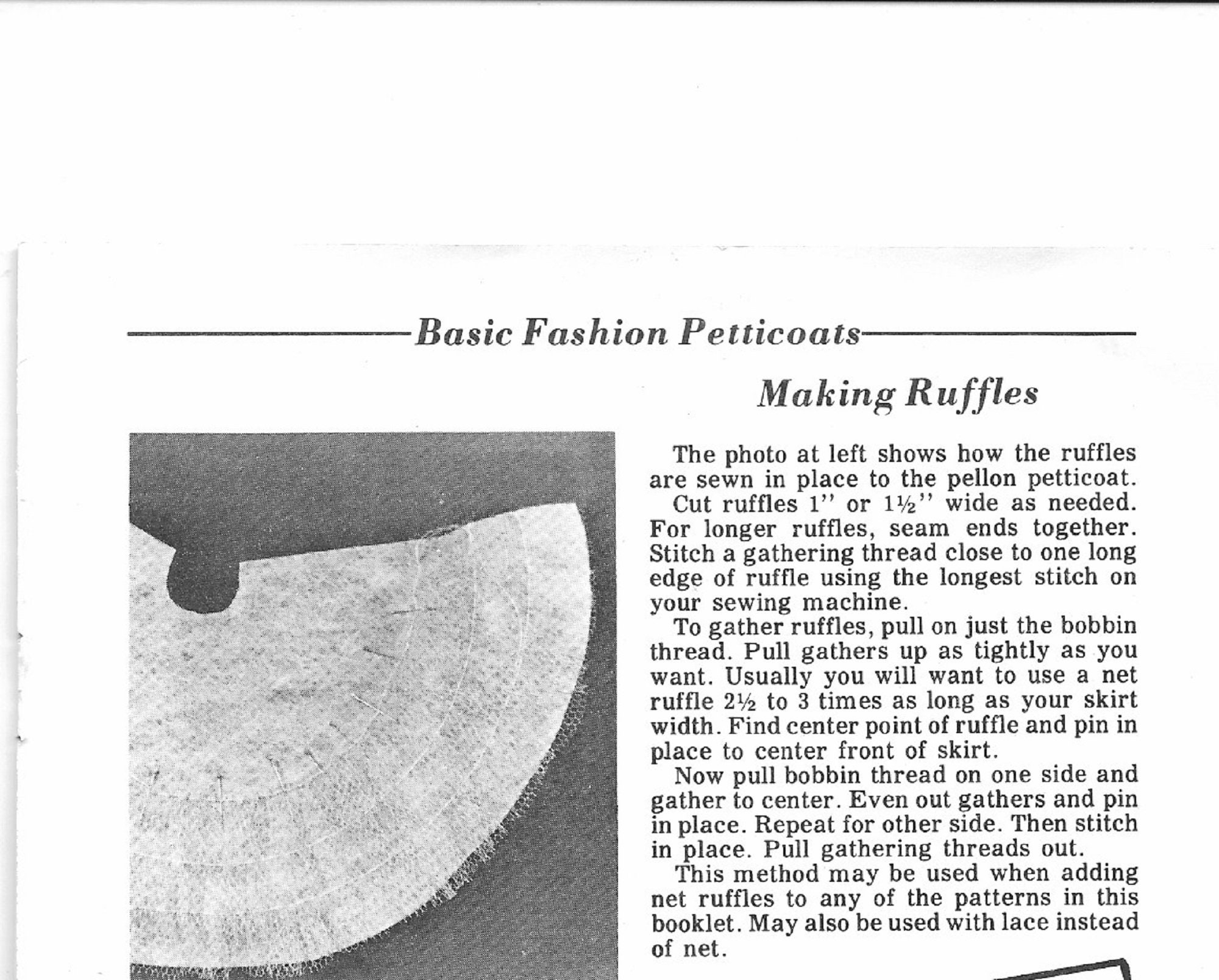 Vintage Petticoat, and Undergarment Pattern for Fashion Dolls and ...