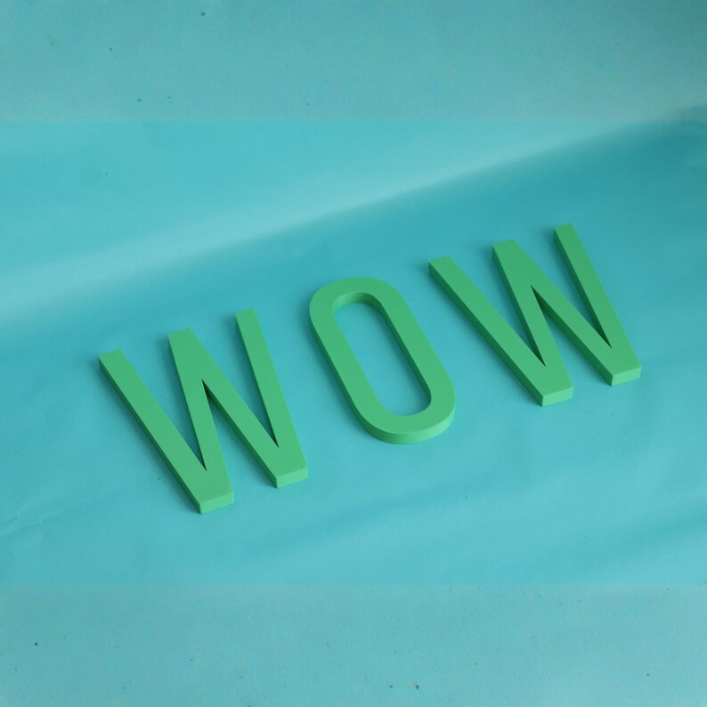 Custom 3D Printed Wall Letters: Personalized Office Sign Therapist ...