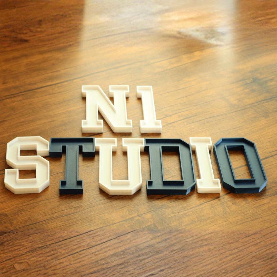 Custom 3D Printed Letters: Personalized Wall Sign Business Office Decor ...