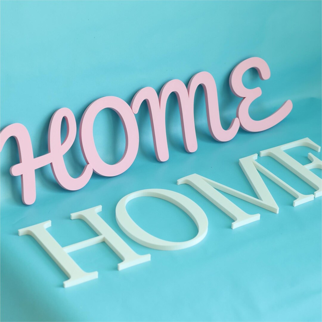 Custom 3D PLA Letters | 20+ Colors | 8 Sizes | Personalized Wall ...