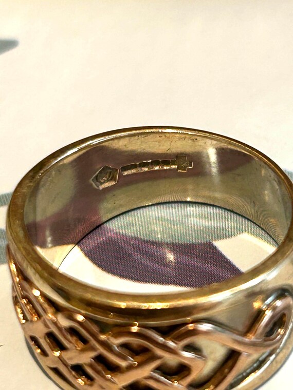 Vintage Clogau Welsh Gold Ring: 9ct Yellow and Rose G… - Gem