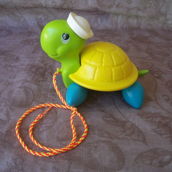 Turtle Pull Toy - Etsy