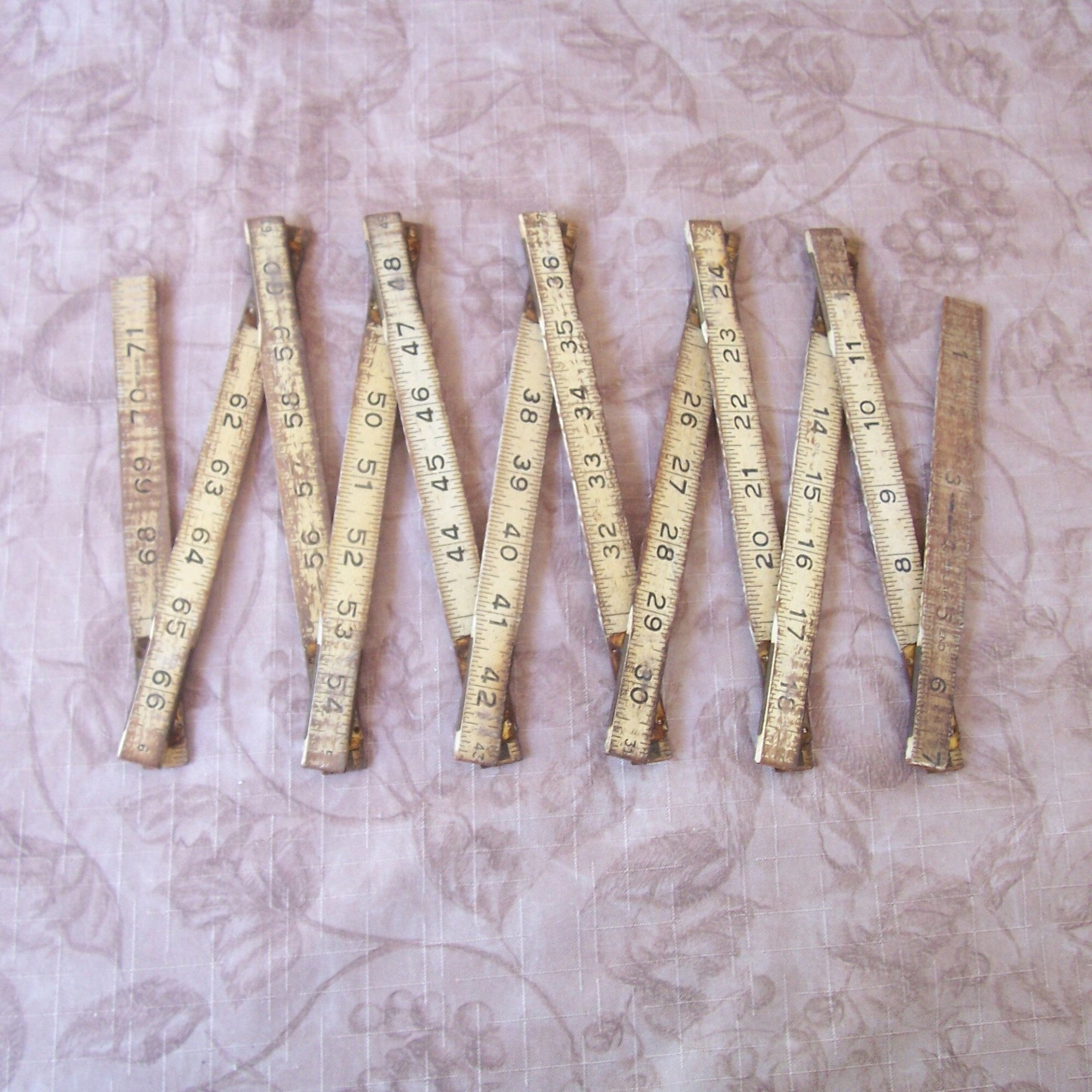 Vintage Wood 6 Foot Folding Ruler Measure Stick. T826-1.5 - Etsy