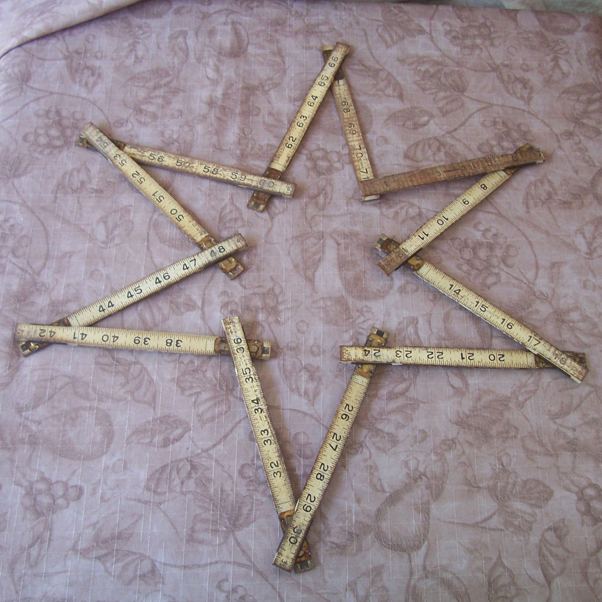 Vintage Wood 6 Foot Folding Ruler Measure Stick. T826-1.5 - Etsy