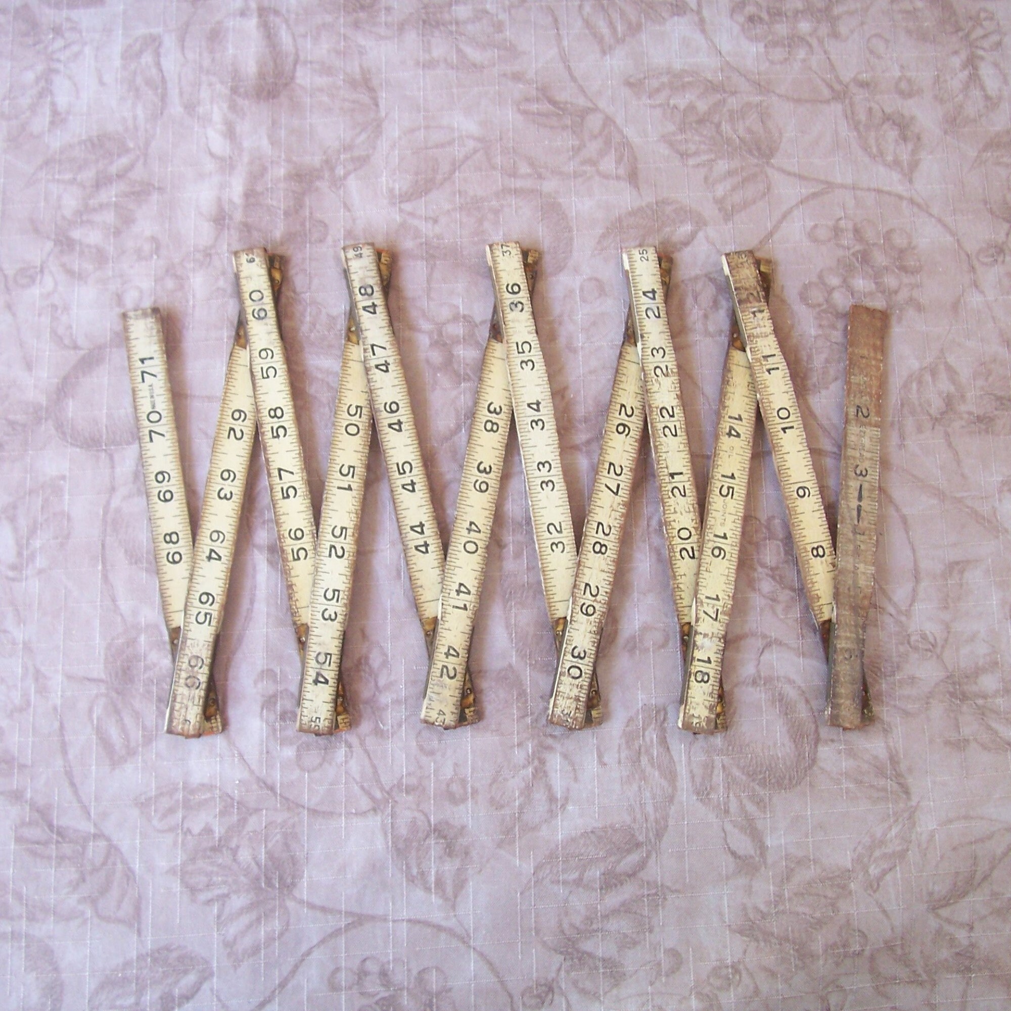 Vintage Wood 6 Foot Folding Ruler Measure Stick. T826-1.5 - Etsy