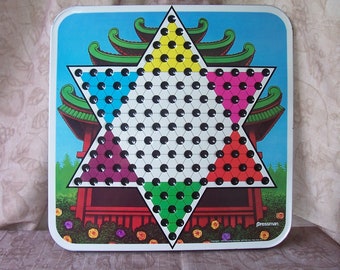 Metal Chinese Checkers Board - Etsy