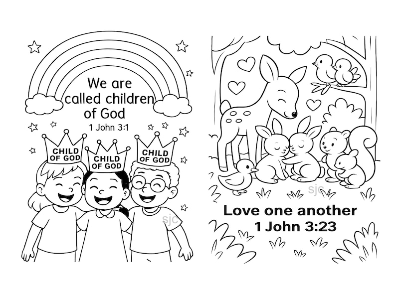 Christian Bible Verse Coloring Pages | Printable Scripture Coloring ...