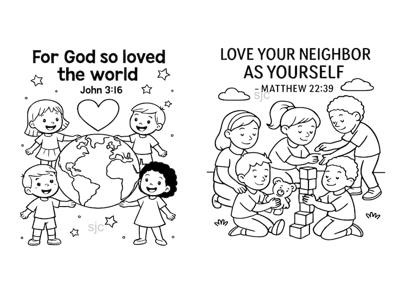 Christian Bible Verse Coloring Pages | Printable Scripture Coloring ...