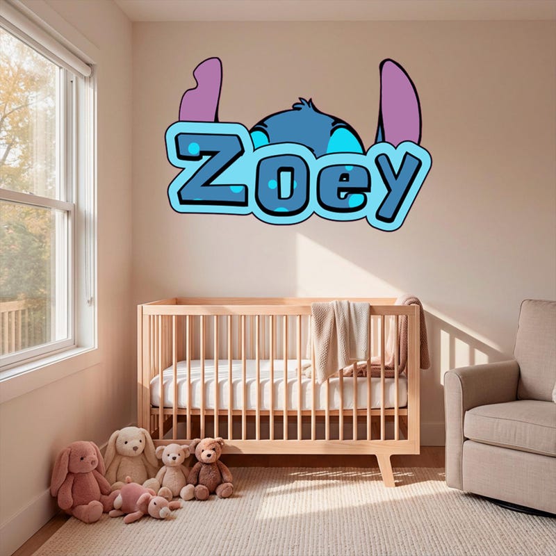 Stitch Wall Mural - Etsy