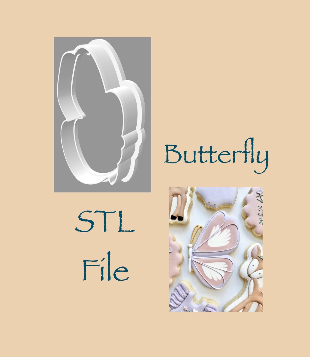 Butterfly - STL File - Digital Download - Etsy
