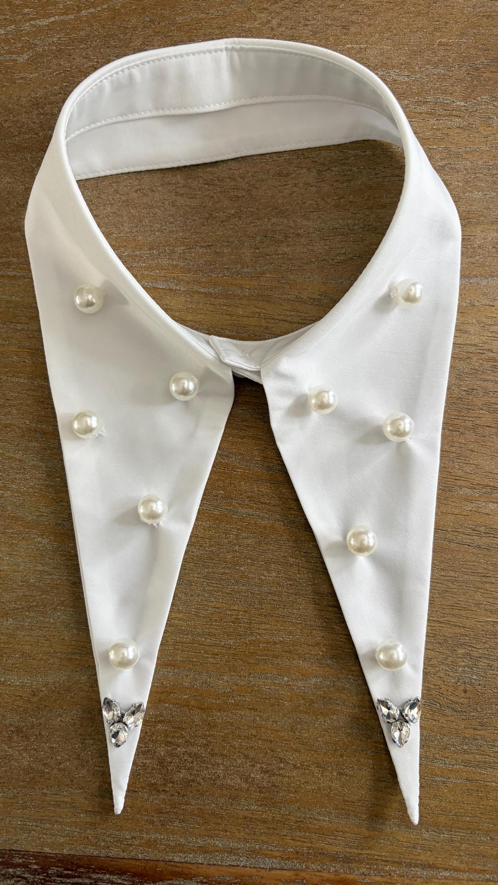 Pearly Elegant Pointy Detachable Collar - Etsy