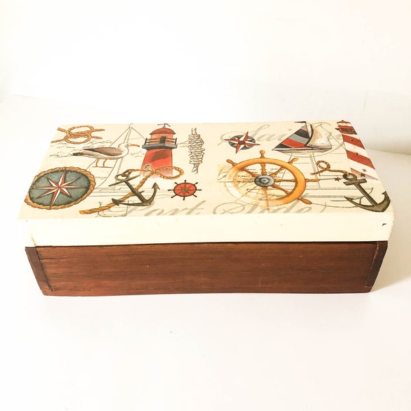 Nautical Storage Bin - Etsy