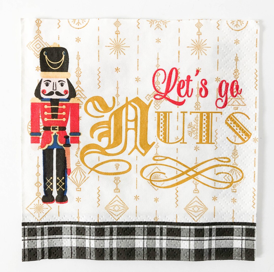 Napkins for Decoupage - Nutcracker Napkins Set of TW0 - Christmas ...