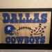 Hand-painted Dallas Cowboys Banner – Custom Football Tailgate Decor ...