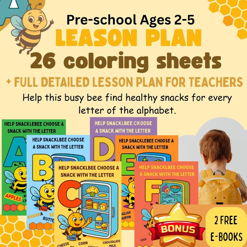 Preschool Alphabet & Nutrition Lesson Plan | Homeschool Printables ...