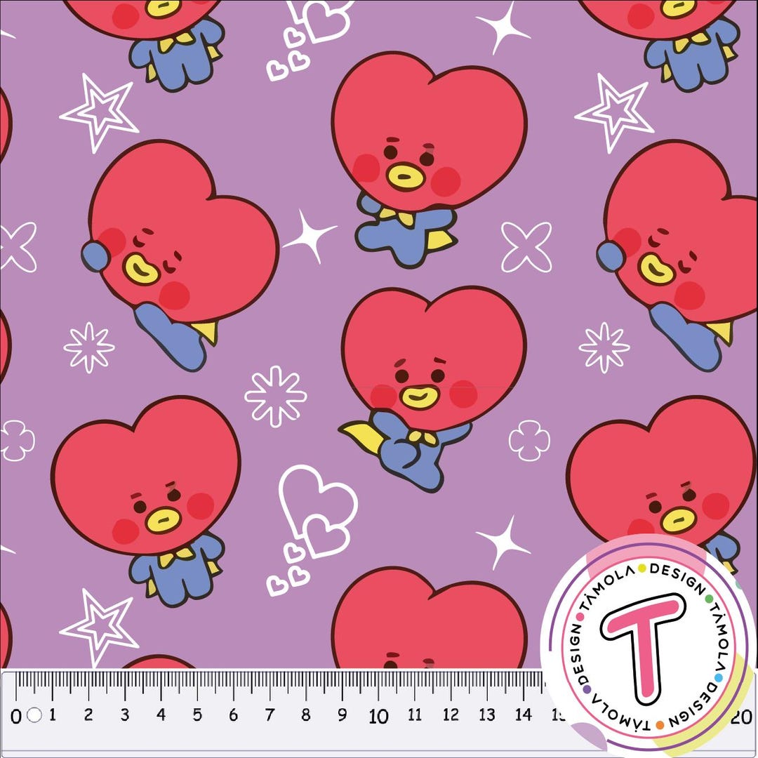 Tata BT21 - Seamless Pattern DIGITAL DOWNLOAD Commercial Use Printable ...