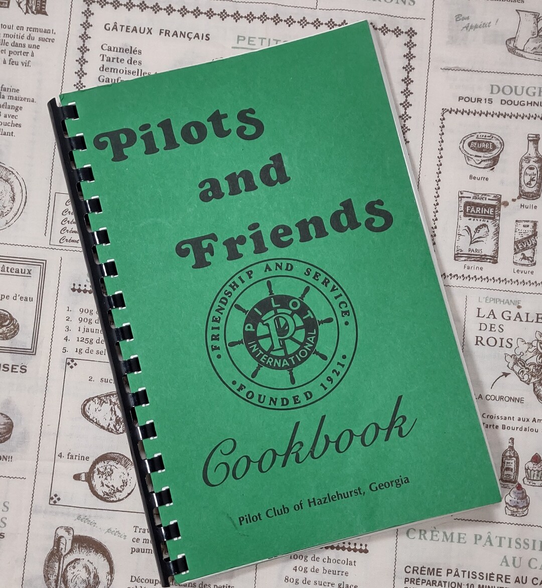 Pilots and Friends Cookbook - Etsy